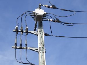 PAS(気中負荷開閉器)高圧ケーブル(EEケーブル)高圧コンデンサ更新工事